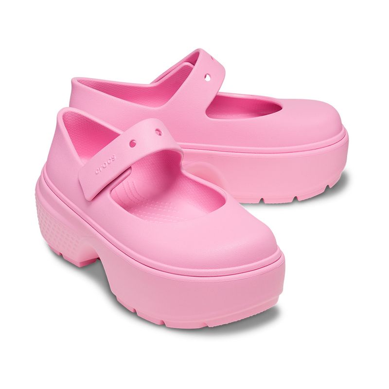 Sandália Crocs Stomp Mary Jane PINK TWEED/PINK TWEED