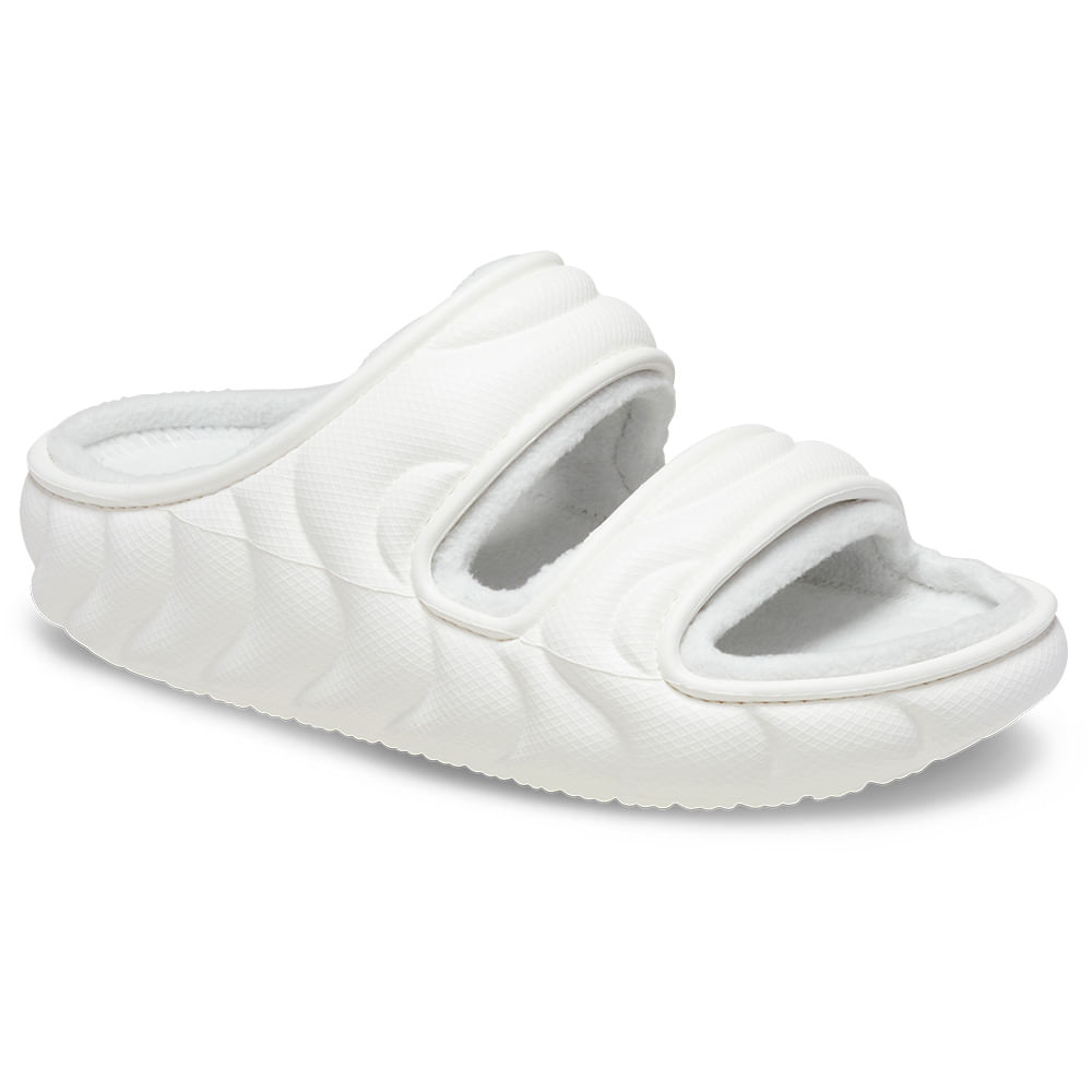 Sandália Crocs Classic Cozzzy Overpuff Sandal WHITE