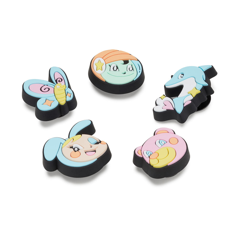 Jibbitz™ Anime Y2K Pack com 5 Peças