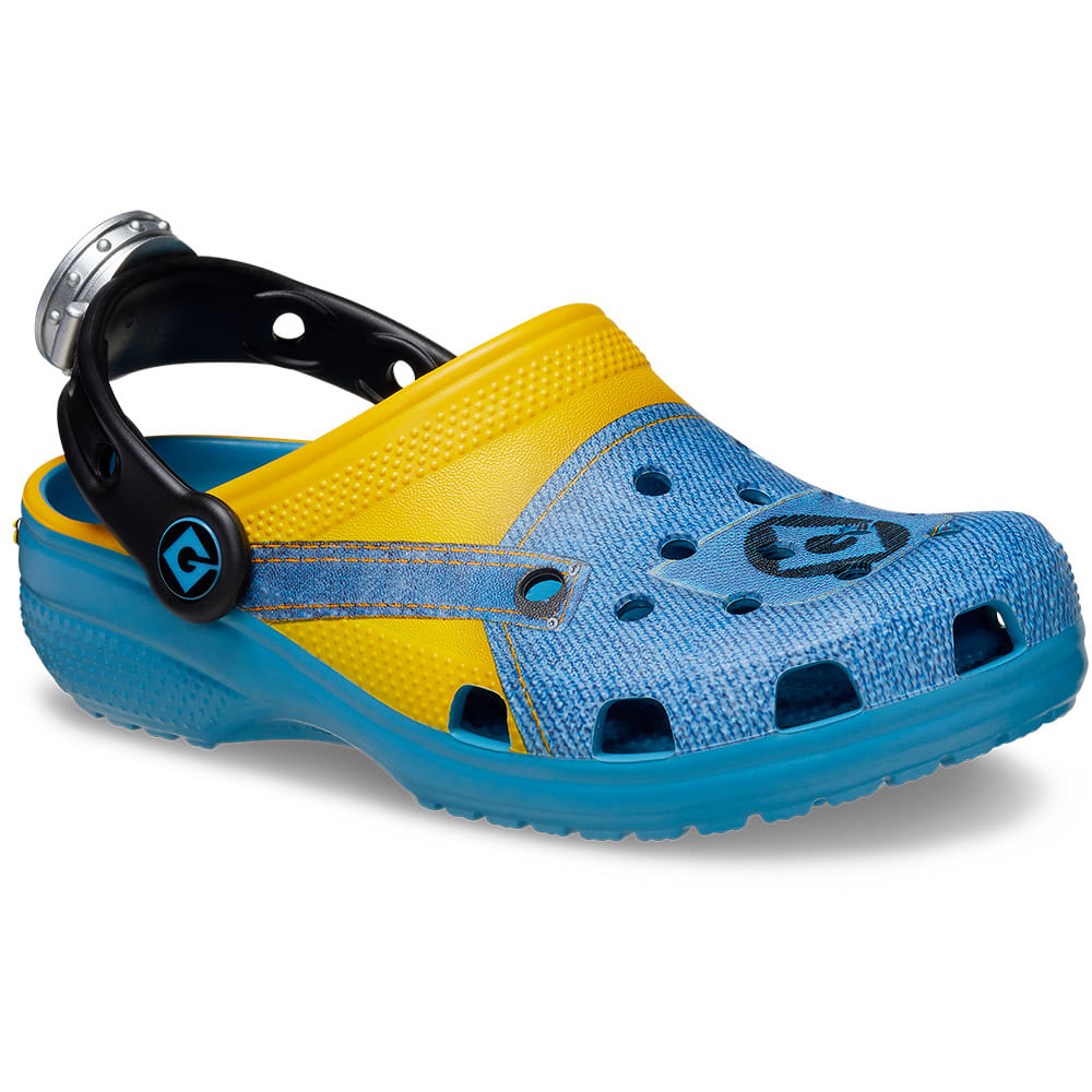 Sandália Crocs Meu Malvado Favorito Minions Classic Clog Infantil BLACK