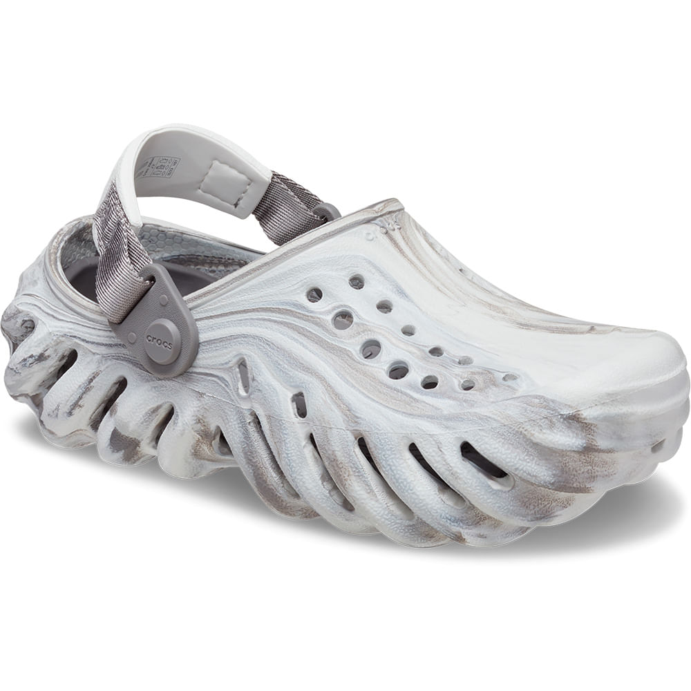 Sandália Crocs Echo Marbled Clog Juvenil MOONLIGHT/MULTI