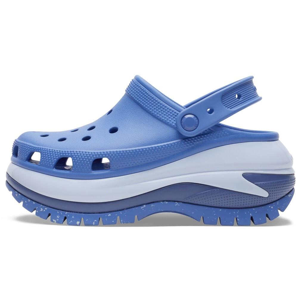 Sandália Crocs Classic Mega Crush Clog Elemental Blue