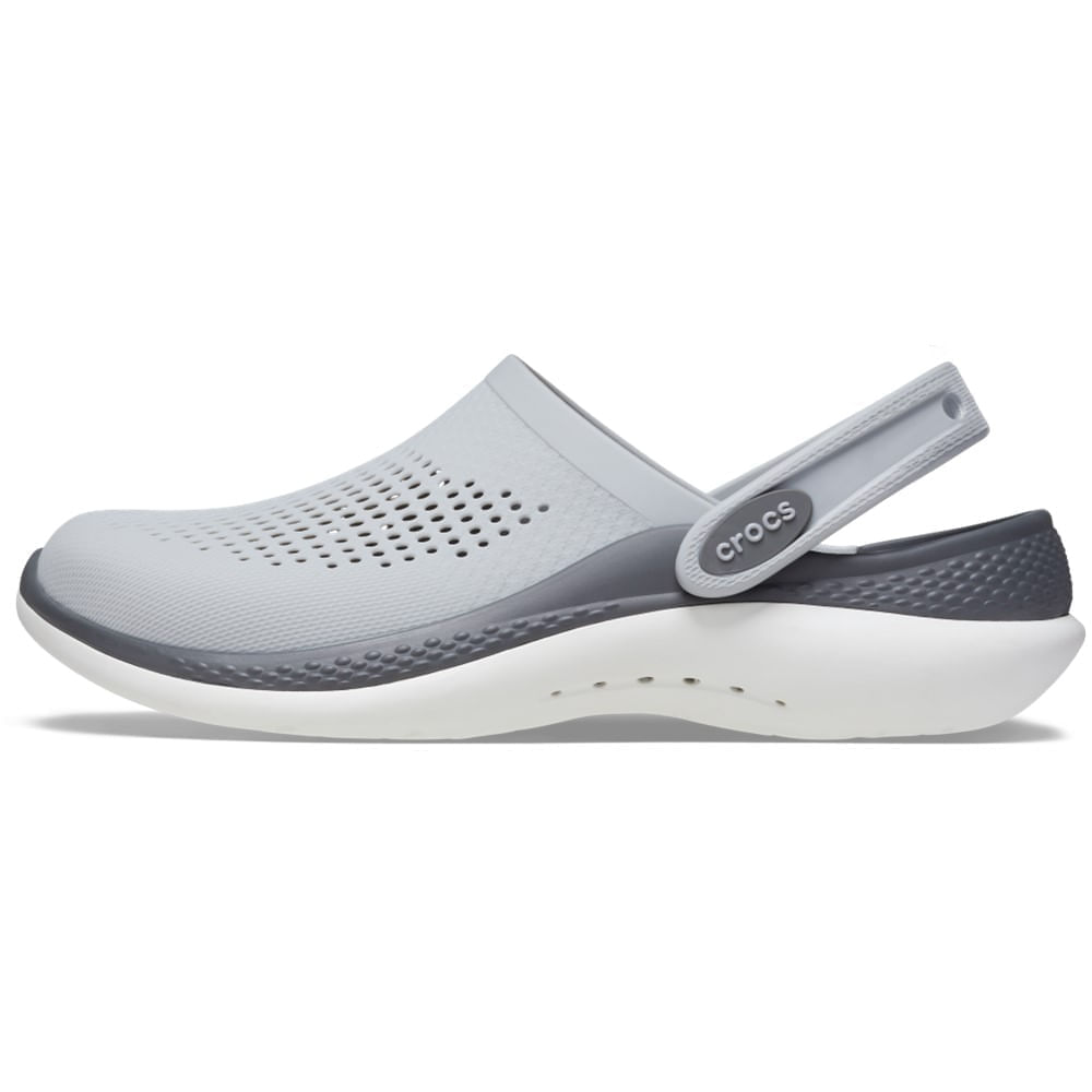 Sandália Crocs LiteRide 360 Clog Light Grey/Slate Grey