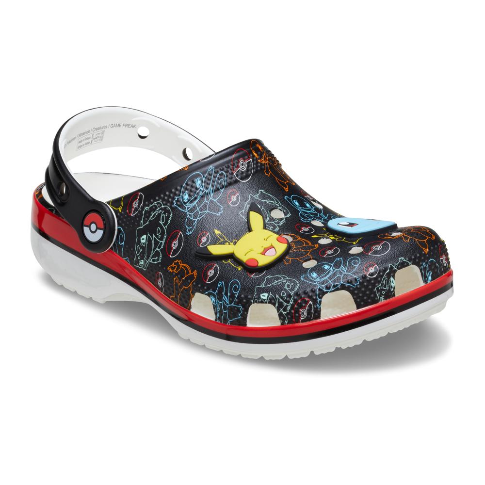Sandália Crocs Pokemon Print Classic Clog Juvenil MULTI